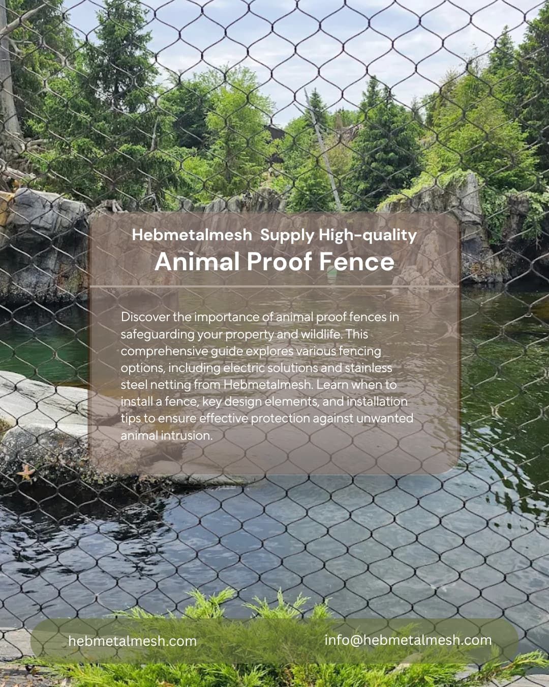 Zoo Mesh - A Better Animal Enclosure Fencing and Aviary Netting
