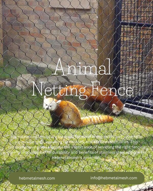 Zoo Mesh - A Better Animal Enclosure Fencing and Aviary Netting